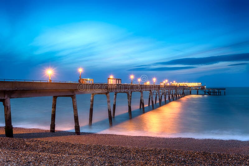 Deal Pier stock image. Image of deal, nature, pier, beach - 44945365