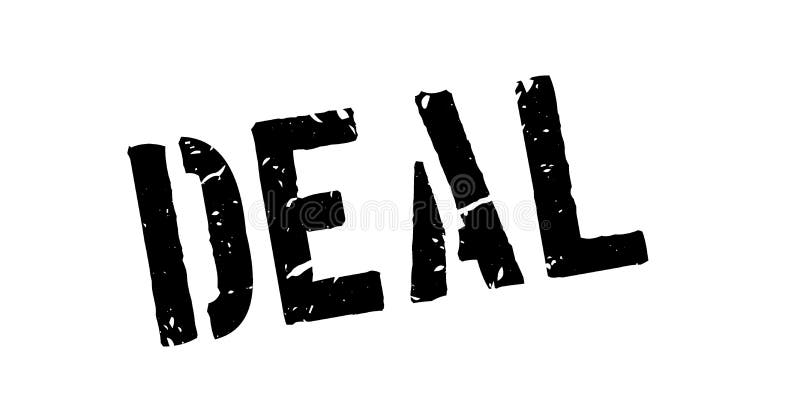 Deal rubber stamp stock illustration. Illustration of message - 83091594