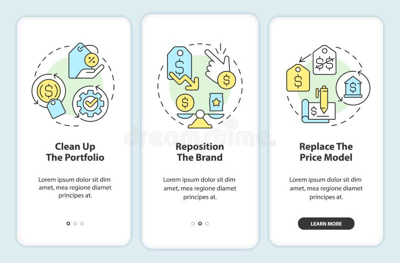 Dealing with Inflation in Business Onboarding Mobile App Screen Stock ... Dealing with Inflation in Business Onboarding Mobile App Screen Stock ...