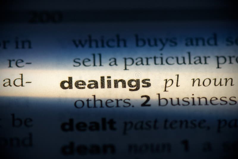 Dealings Picture. Image: 1848155