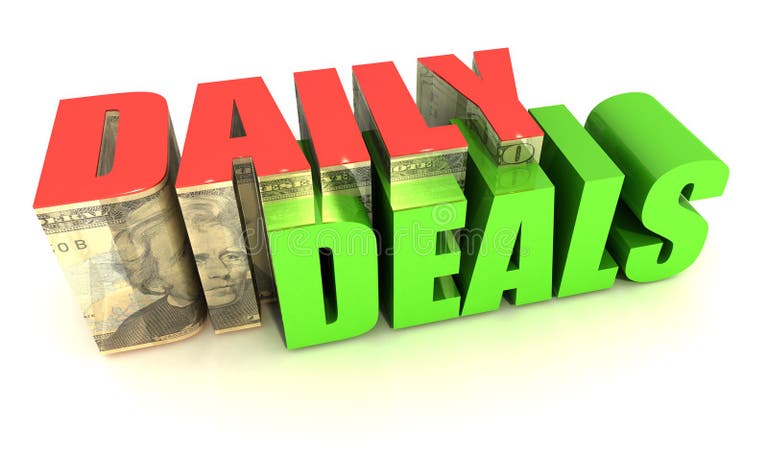 Daily Deals stock illustration. Illustration of discount - 18973701