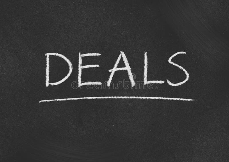 Deals Word with Blurring Background Stock Image - Image of banner ...