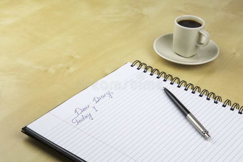 Dear Diary stock image. Image of thoughts, unfinished - 24469623