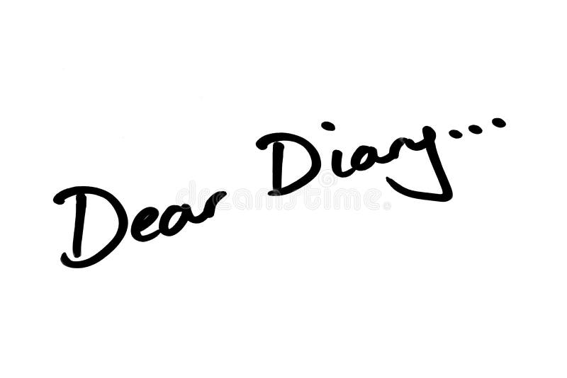 Dear Diary stock illustration. Illustration of felt - 170026796