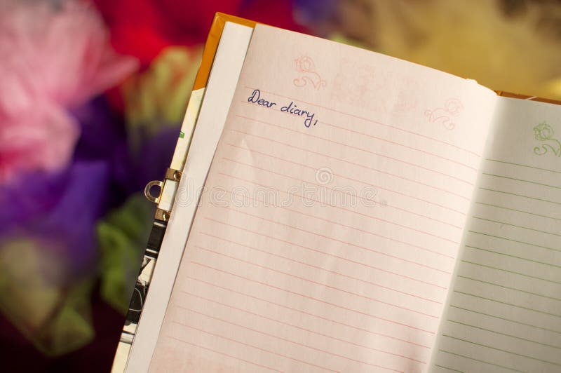 Dear diary stock photo. Image of letters, writing, problems - 36566480