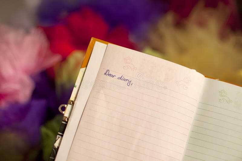 Dear diary stock photo. Image of notebook, secret, feelings - 36566492
