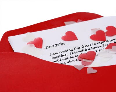 Dear John Letter stock photo. Image of john, break, goodbye - 12554970