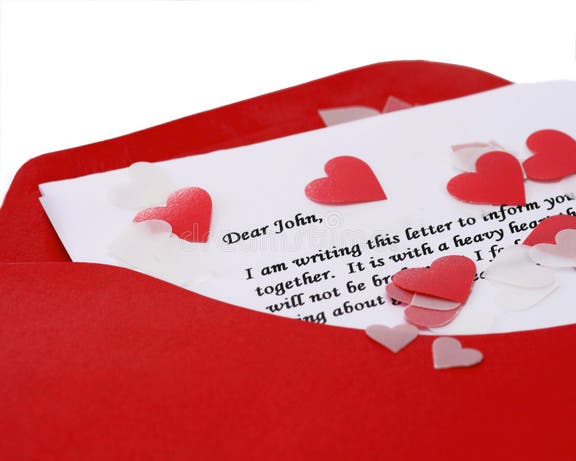 Dear John Letter stock photo. Image of john, break, goodbye - 12554970