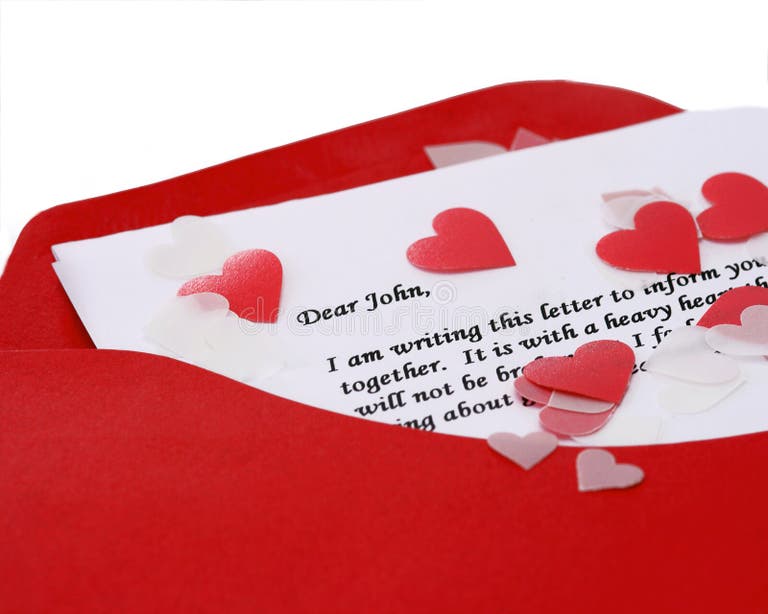 Dear John Letter stock photo. Image of john, break, goodbye - 12554970