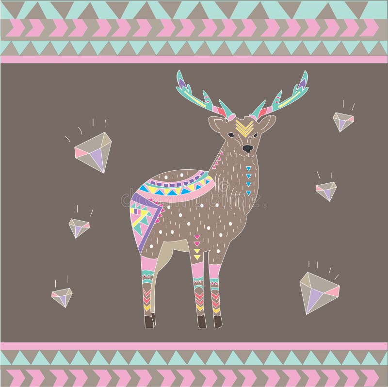 Dear Animal Pattern Stock Illustrations – 463 Dear Animal Pattern Stock ...