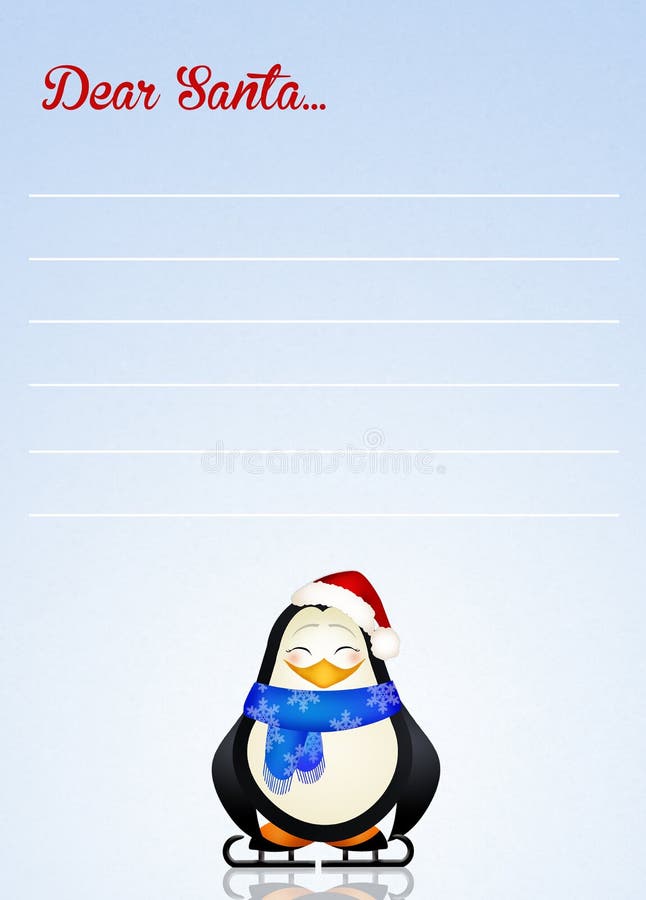 Dear Santa Claus stock illustration. Illustration of mammal - 79667956
