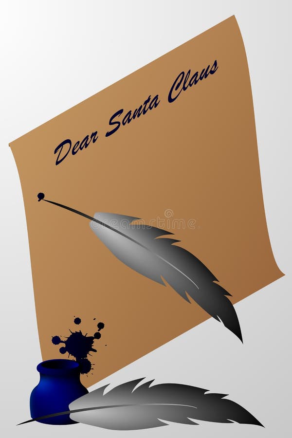 Dear Santa Claus, stock vector. Illustration of icon - 81797734