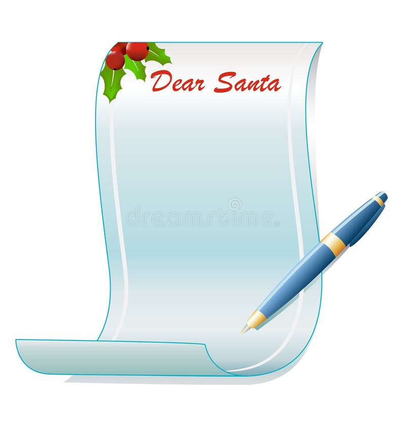 Dear Santa Letter Stock Illustrations – 677 Dear Santa Letter Stock ...