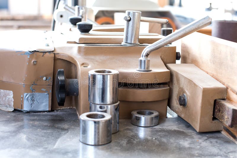 Deatail of a Carpentry Machine. Stock Photo - Image of cutting, object ...