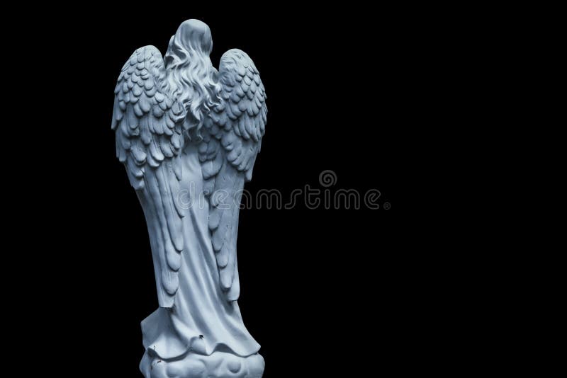 Death. Angel. Ancient Statue Stock Photo - Image of friedhof, death ...