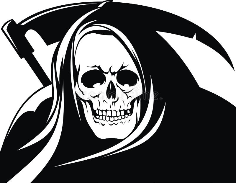 Death as person stock vector. Illustration of sharp, grave - 31381951
