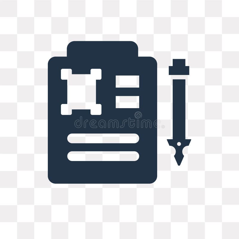 Death Certificate Vector Icon Isolated on Transparent Background Stock ...