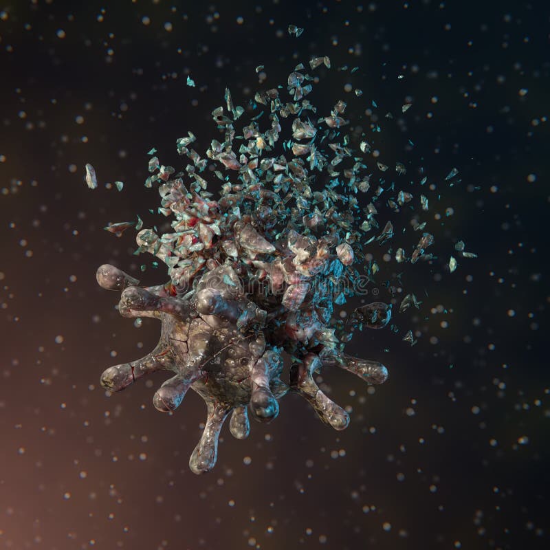 The Death of the Coronavirus Stock Illustration - Illustration of ...