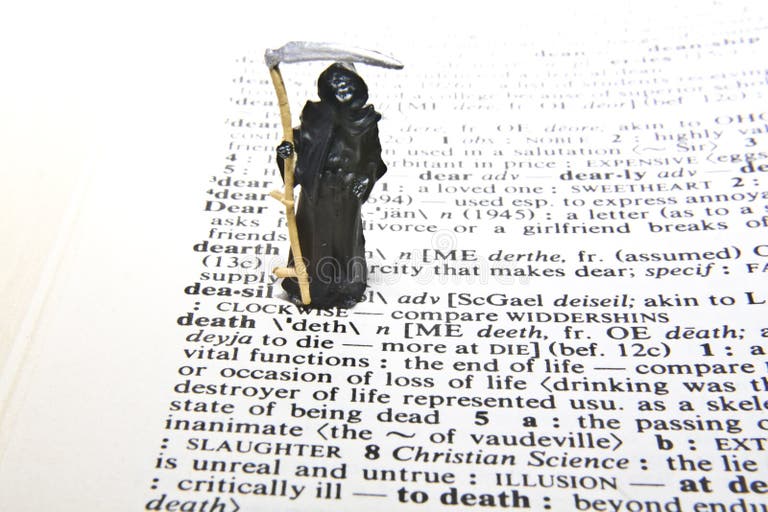 Death Definition stock photo. Image of miniature, dying - 8122534