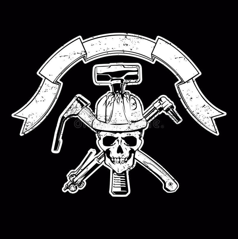 Death demolition emblem stock vector. Illustration of demolition - 69836873