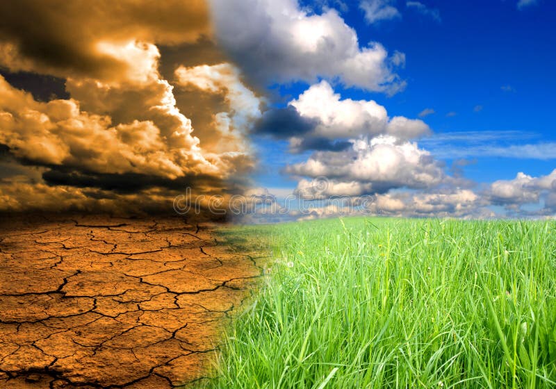 Death Earth and Beautiful Landscape Stock Image - Image of moody, life ...