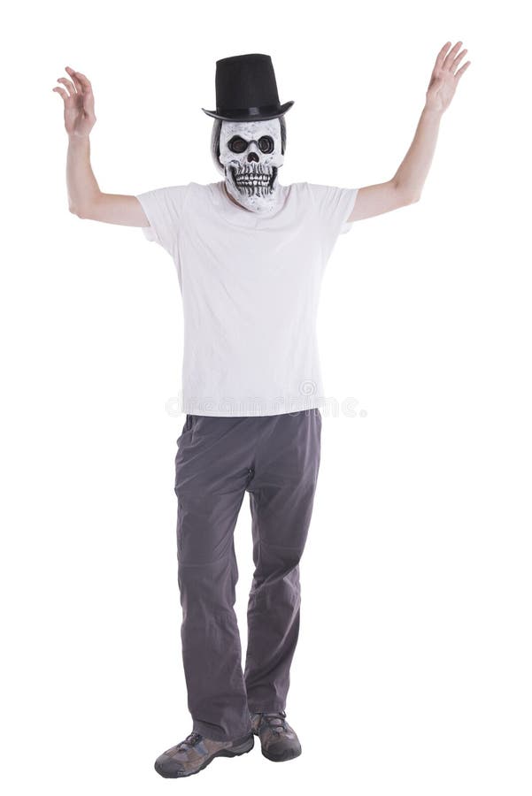Death face stock photo. Image of disguise, mask, atmospheric - 60172218
