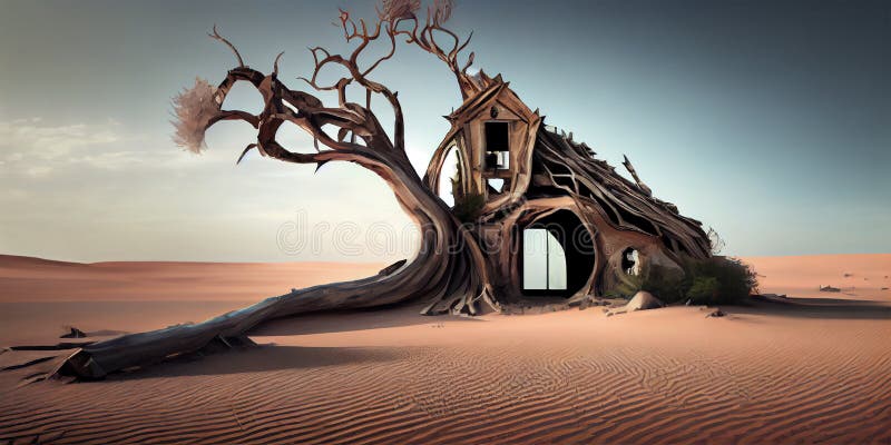 The Death of Nature: the Collapse of Ecosystems. Generative AI. Stock ...