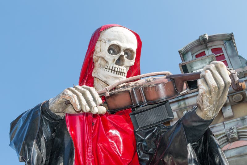 Death Playing the Fiddle stock photo. Image of scared - 42745096