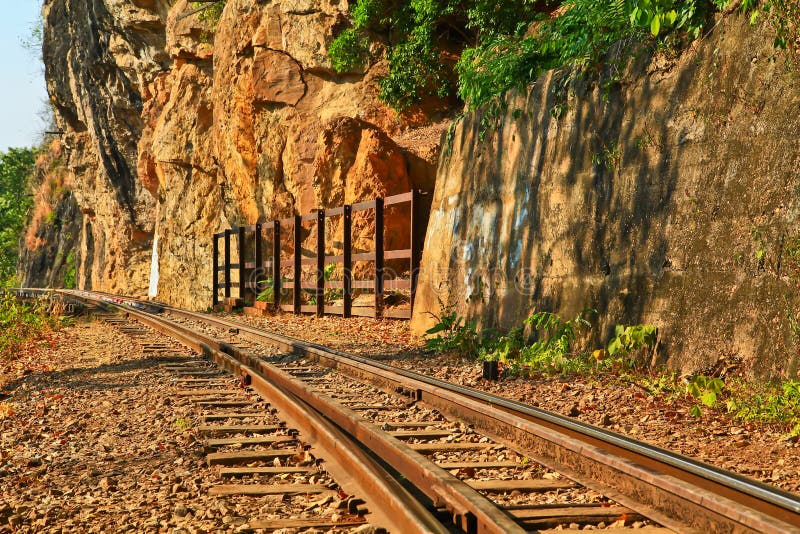 Death Railway stock image. Image of thailand, rush, cross - 27699053