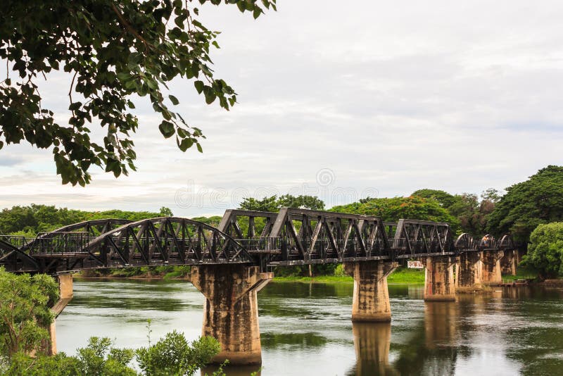 Death railway bridge stock photo. Image of kanchanaburi - 26412078