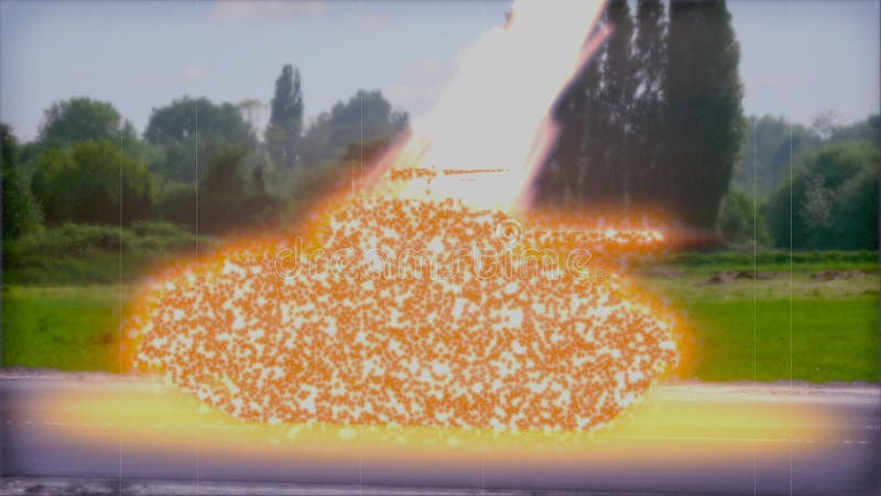 Death Rays Destroying Tank (Color) Stock Footage - Video of outdoors ...