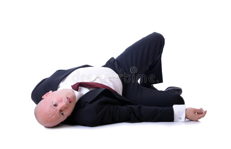 Businessman Feet of a Dead Body Stock Photo - Image of unconscious ...