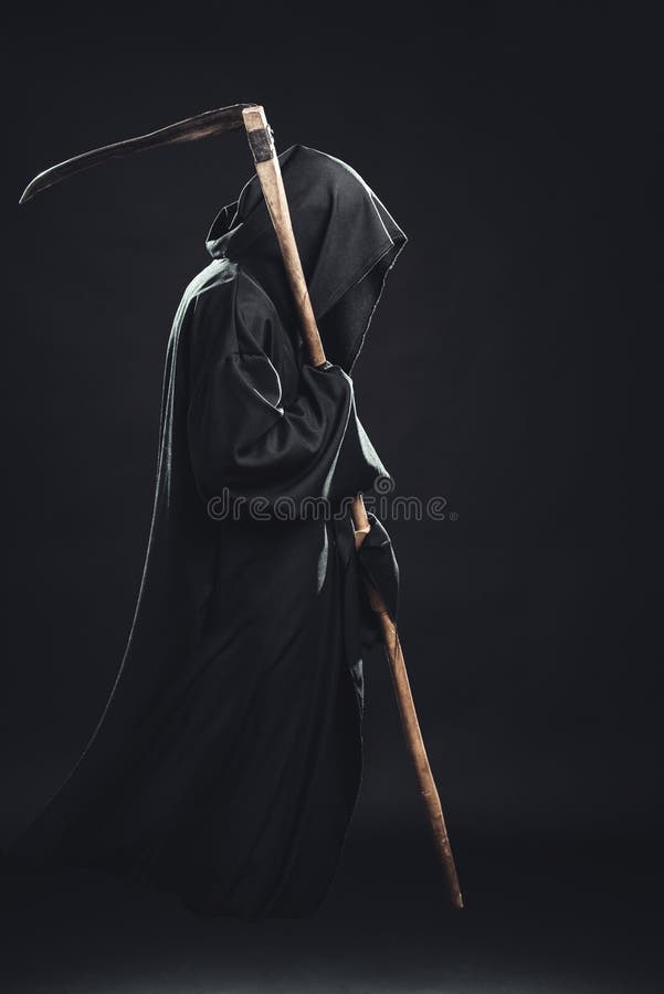 Death with scythe stock image. Image of murder, people - 34170017