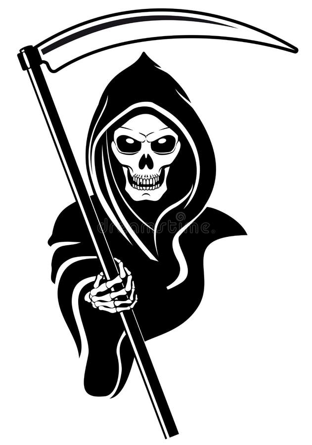 Death sign stock vector. Illustration of evil, mask, design - 15300601