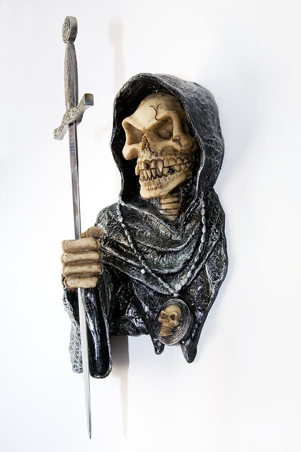 Death with a sword stock photo. Image of face, monster - 885252