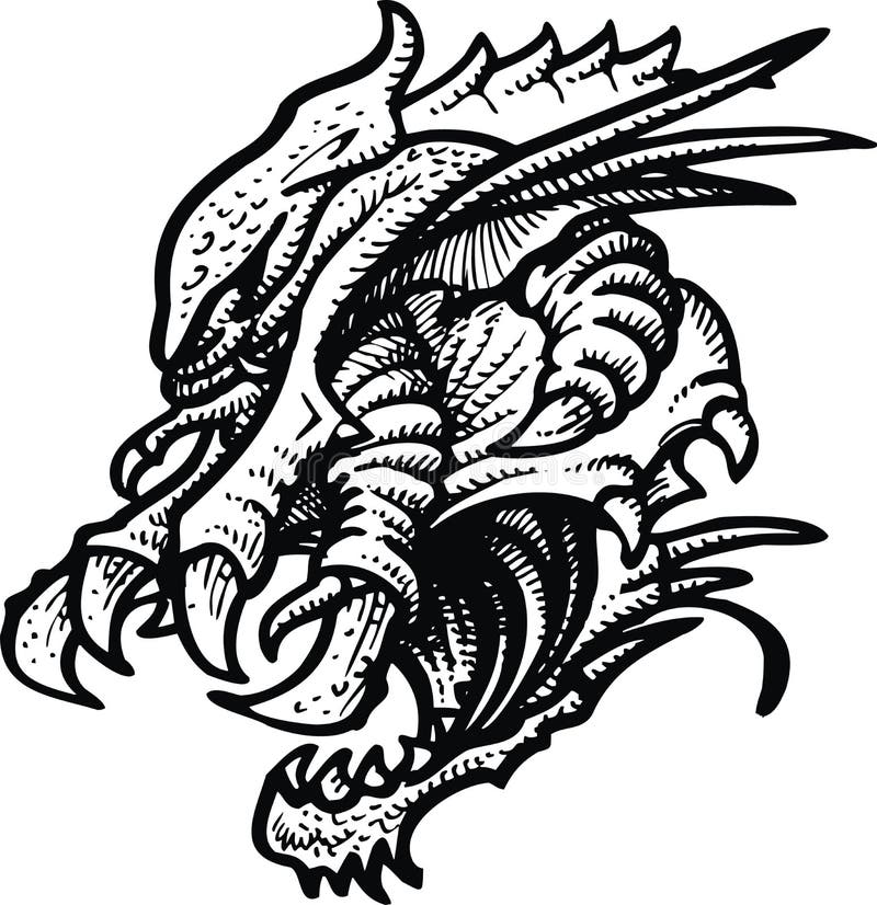 Death in the Black and White Stock Vector - Illustration of symbol ...