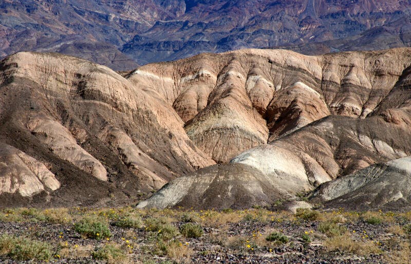 Death Valley Geology and Landscape Stock Photo - Image of desert, park ...