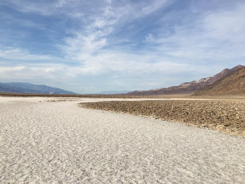 Death Valley National Park. Stock Photo - Image of desert, salt: 233550190