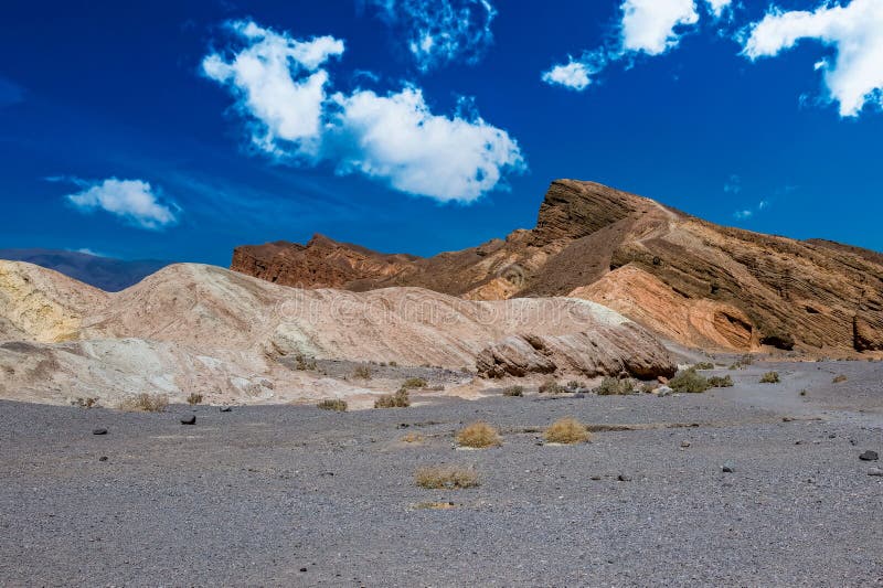 Death Valley National Park in the Spring Stock Photo - Image of bedrock ...
