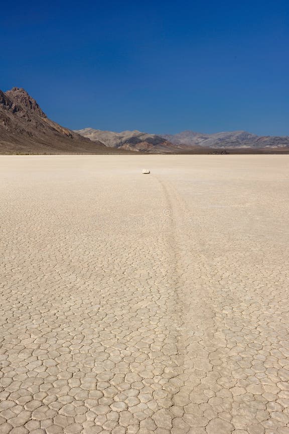 Death Valley Race Track Vertical Stock Image - Image of summer, desert ...