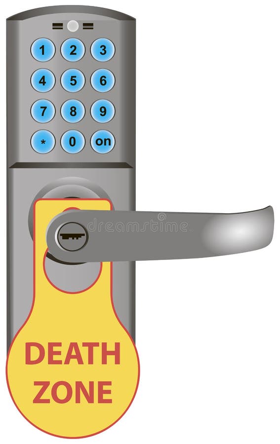 Death Zone Warning Information Stock Illustration - Illustration of ...