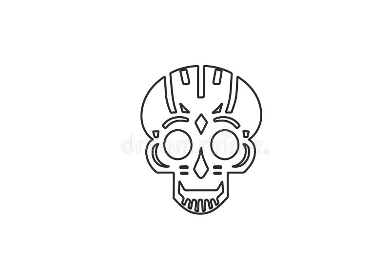 Skull Human Vector Deaths Head Mortality Symbols Hellspawn Satanic Imagery Horror Icon