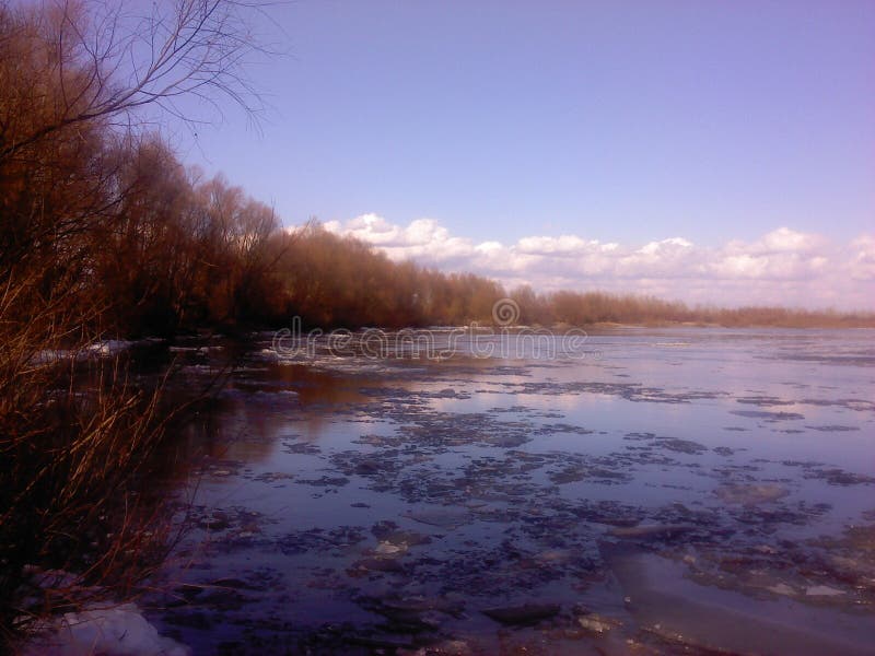 Debacle on the river stock photo. Image of trees, landscape - 62918258