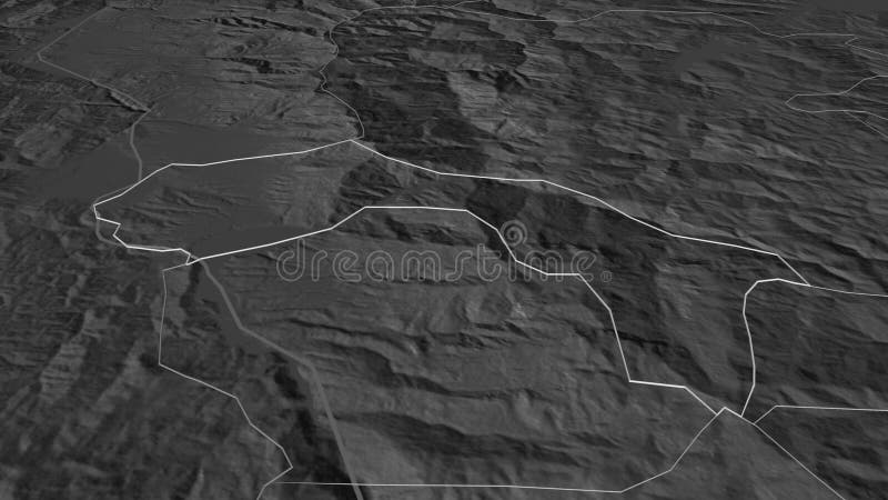 Debar, Macedonia - Outlined. Bilevel Stock Illustration - Illustration ...