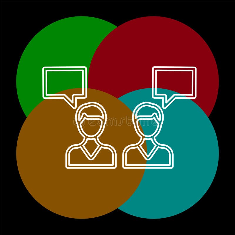 Debate Icon. Element Illustration. Debate Concept Stock Illustration ...