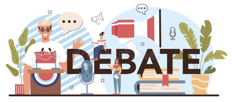 Debate Club Stock Illustrations – 207 Debate Club Stock Illustrations ...