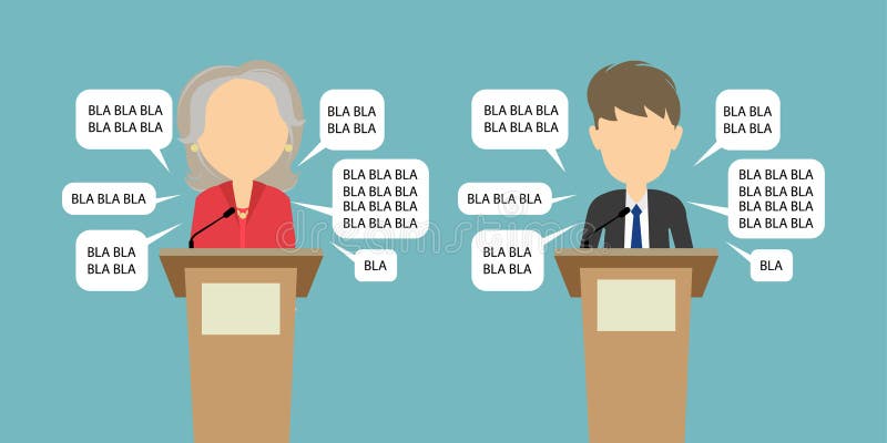 Politische Debatte Stock Illustrationen, Vektors, & Klipart – (280 ...