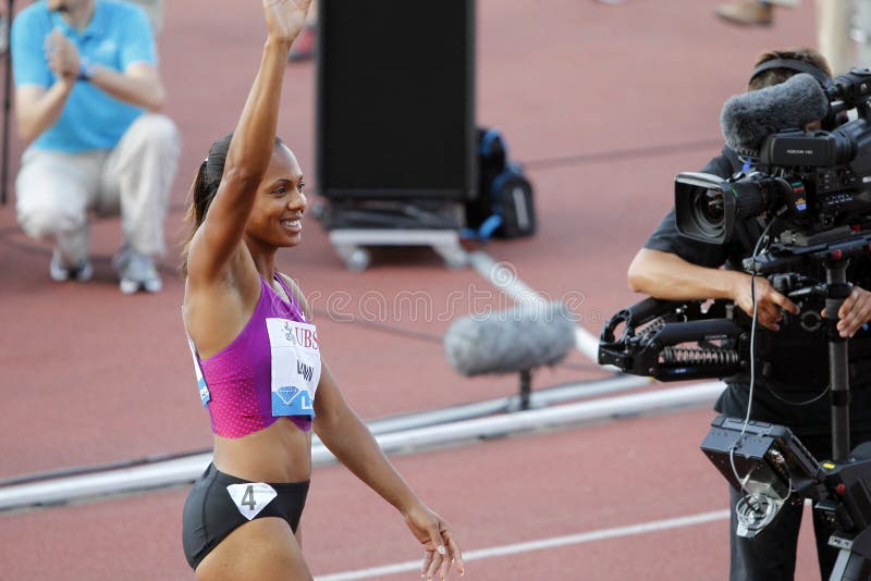 Debbie Dunn (USA) editorial image. Image of diamond, athletissima ...