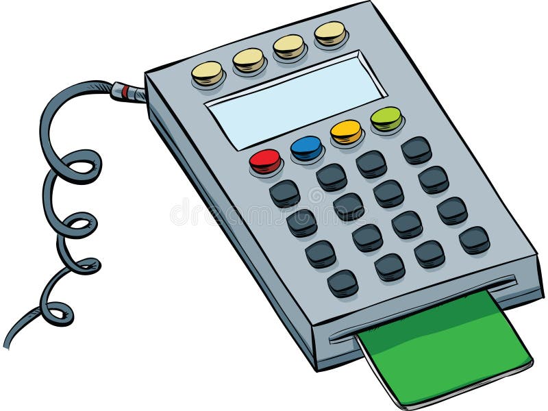 Debit Card Keypad stock illustration. Illustration of card - 41557415