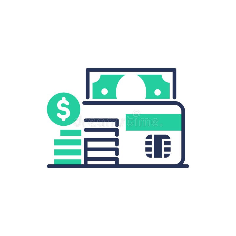 Debit Card - Modern Vector Line Design Icon. Stock Vector ...